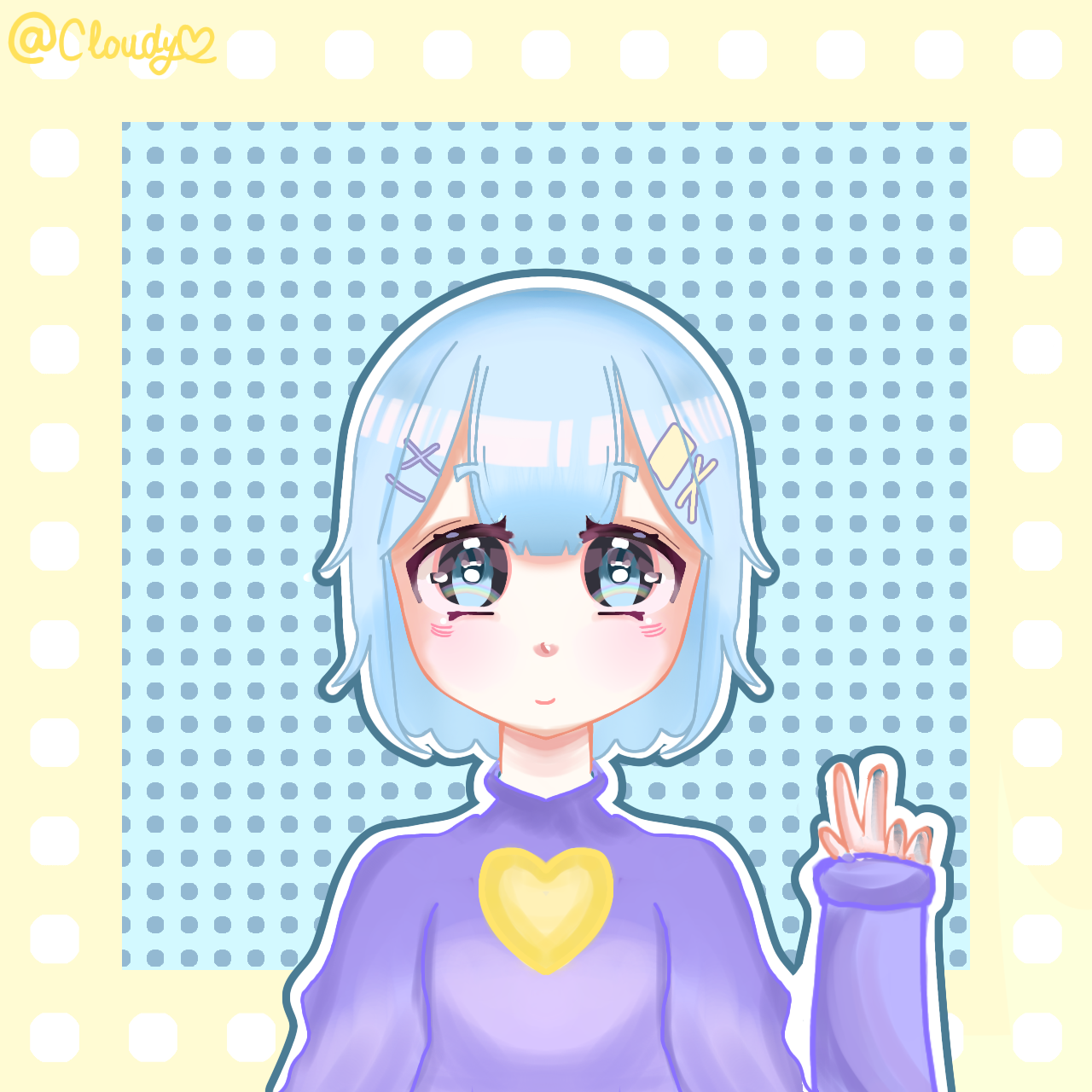 my new oc in cila's style - ibisPaint