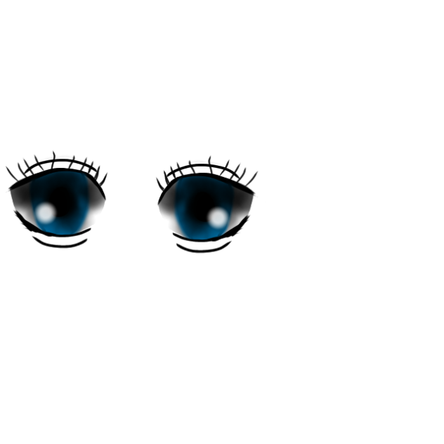 Eyes blinking animation - ibisPaint