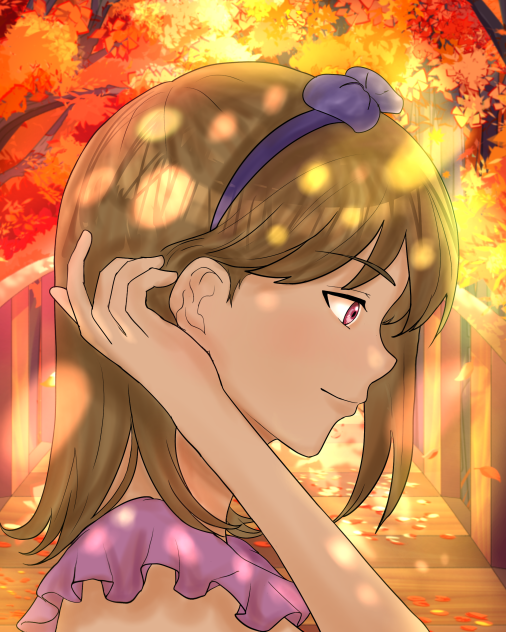 Autumn girl 🍂 - ibisPaint