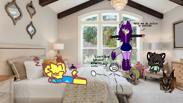 Bedroom collab - ibisPaint