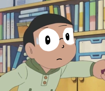 tôi đã vẽ lại mặt cho nobita - ibisPaint