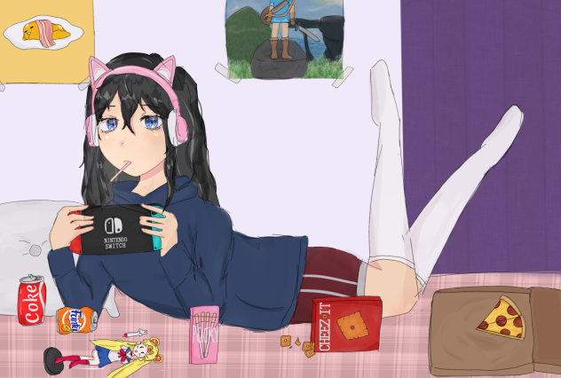 messy girl - ibisPaint