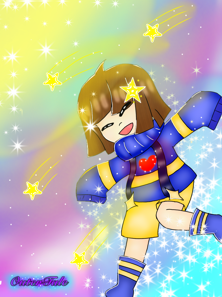 Frisk Outertale (Speedpaint) - ibisPaint