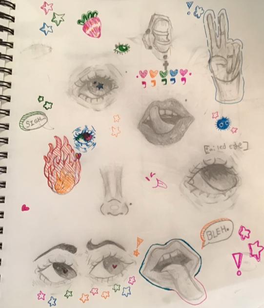 Random sketch page I did!!!! - ibisPaint