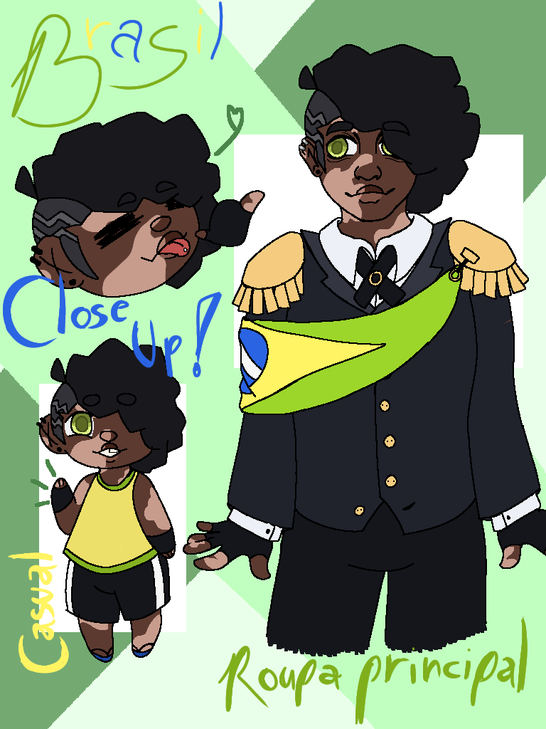 Brazil as a countryhuman! - ibisPaint