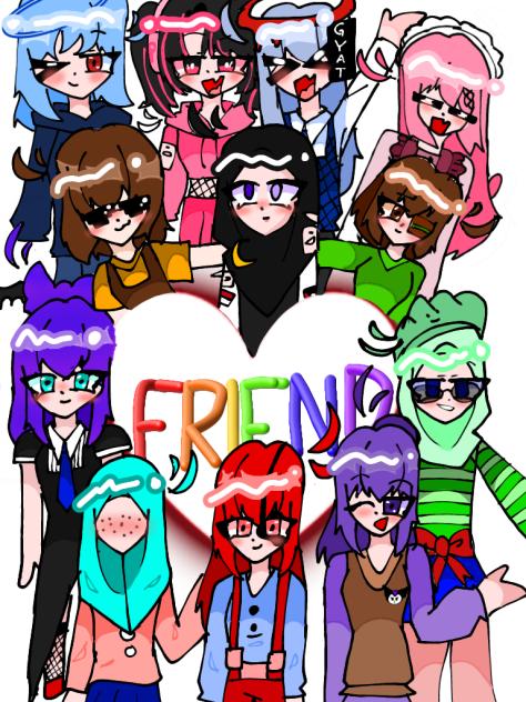 remake friends! - ibisPaint