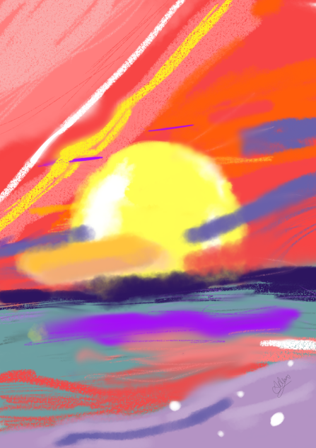 Sunset - ibisPaint