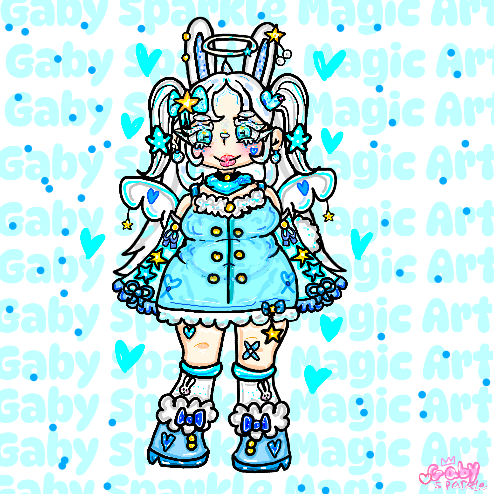 Stella Star ligth Sparkle Model - ibisPaint