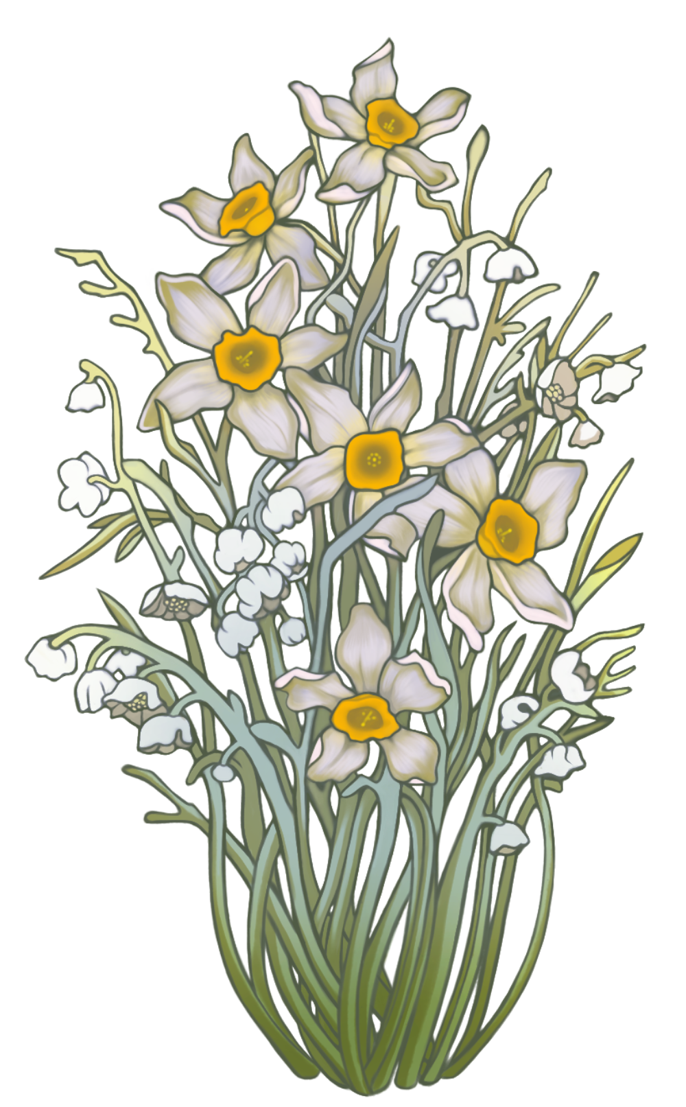 Spring flowers - ibisPaint