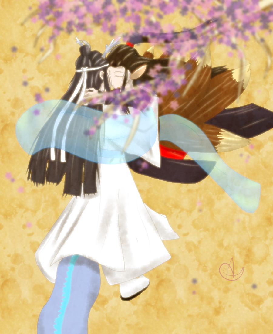 Dragon-Ji & Fox-Xian (TU Version) - ibisPaint