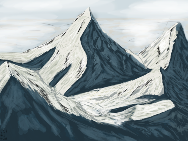 mountains - ibisPaint