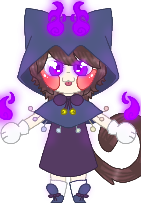 Benjamin, the fire cat boi ghost - ibisPaint