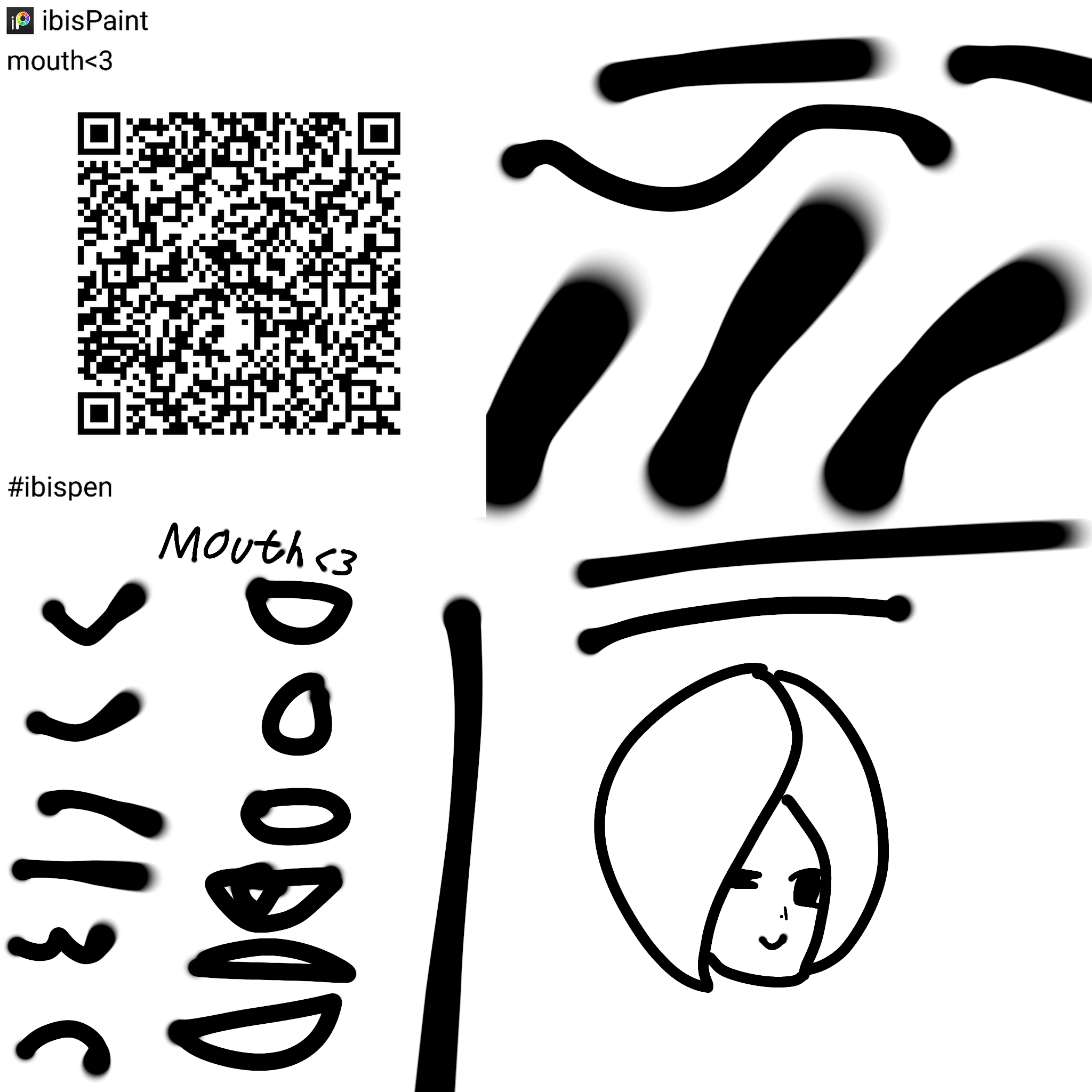 mouth brush (my first brush) - ibisPaint