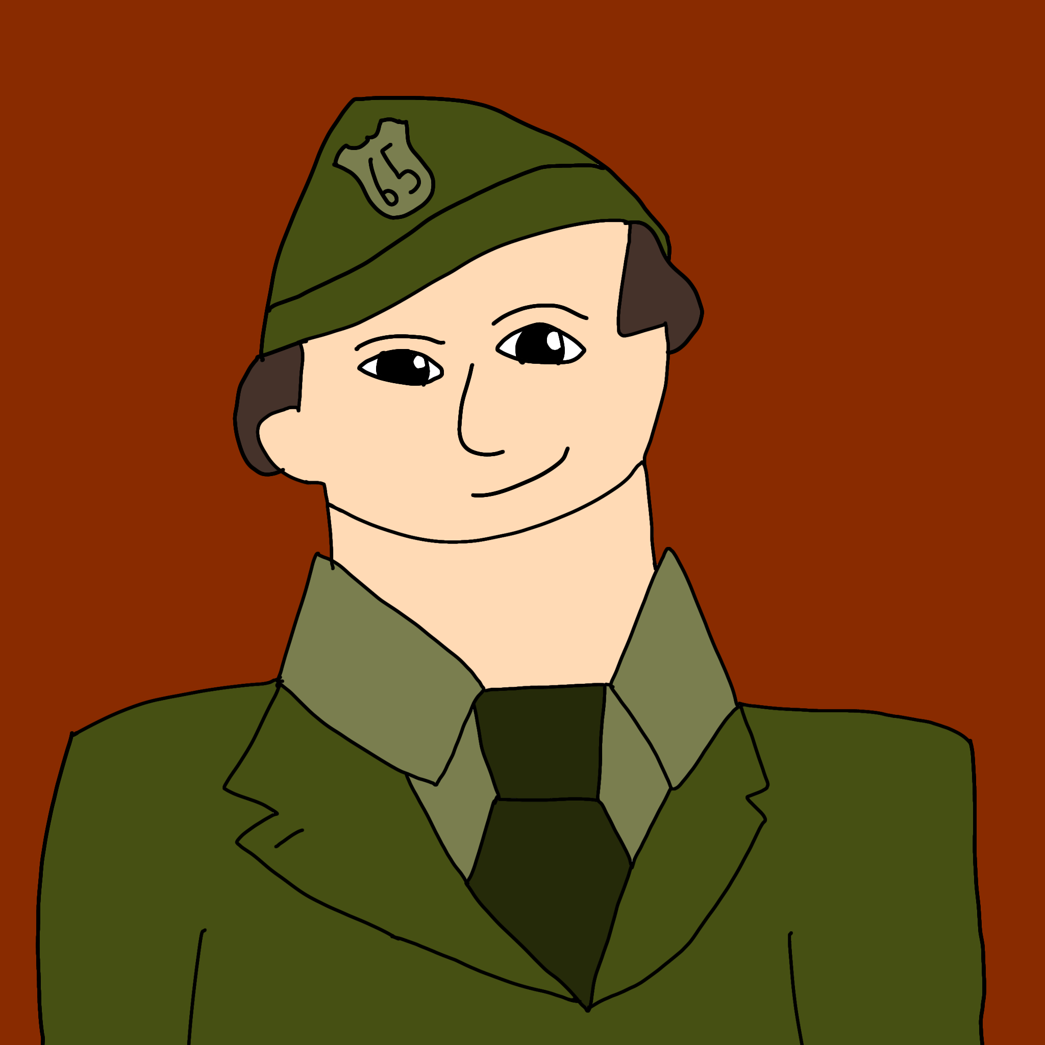 American Military Patrol Officer - ibisPaint