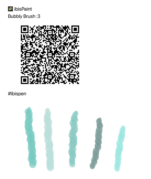 bubbly brush - ibisPaint