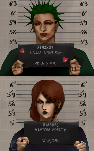 jail meme enid & vivi - ibisPaint