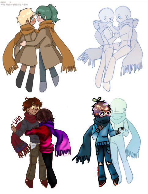 scarf collab - ibisPaint