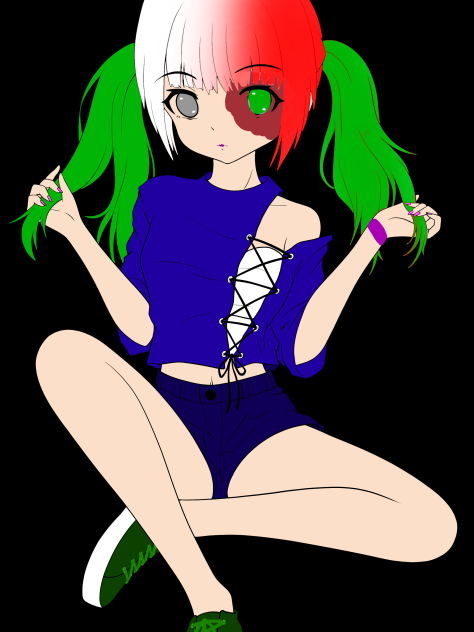 Todo&Dekus daughter(Izumi)Twin of Illana - ibisPaint