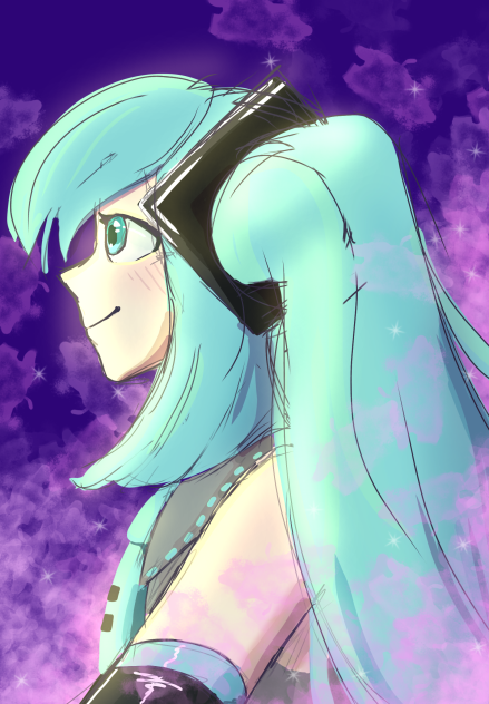Miku in the Mist - ibisPaint