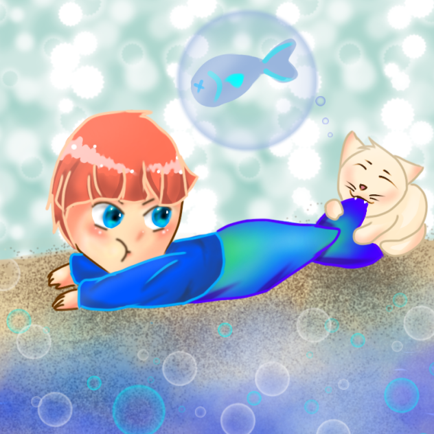 cute chibi boy - ibisPaint