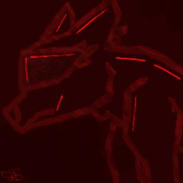 Glowing Robot Wolf! - ibisPaint