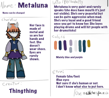 White out character - ibisPaint