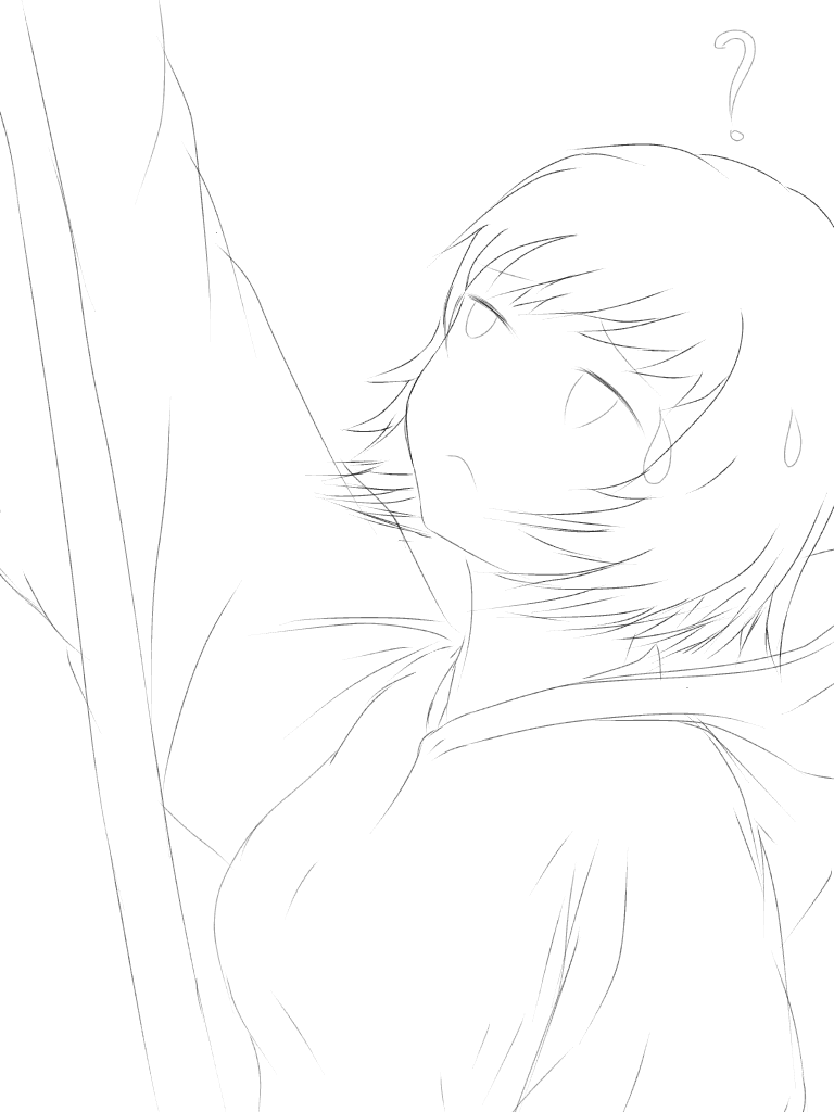 sketsa kasar - ibisPaint