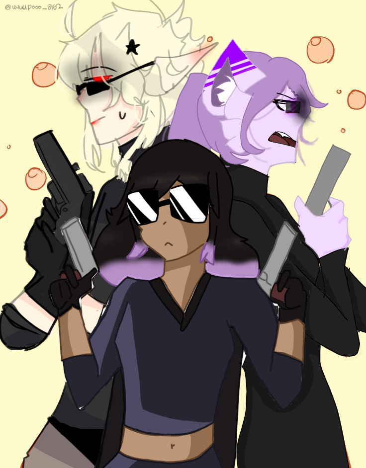 Gun collab 🔫💵 - ibisPaint