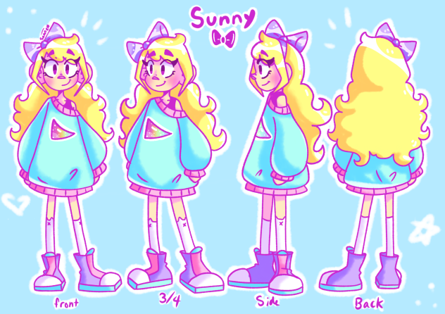 Sunny Reference sheet 🎀 - ibisPaint