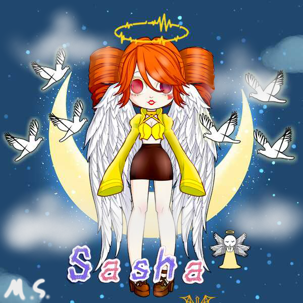 Sasha Angel (my daughter) - ibisPaint