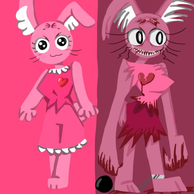 My Poppy Playtime OC name is Pink Rabbit - ibisPaint