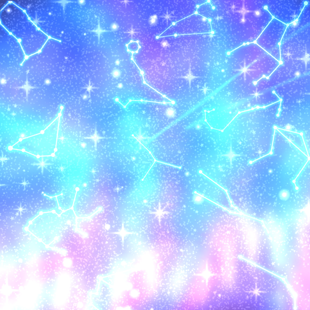 Constellation aurora sky - ibisPaint