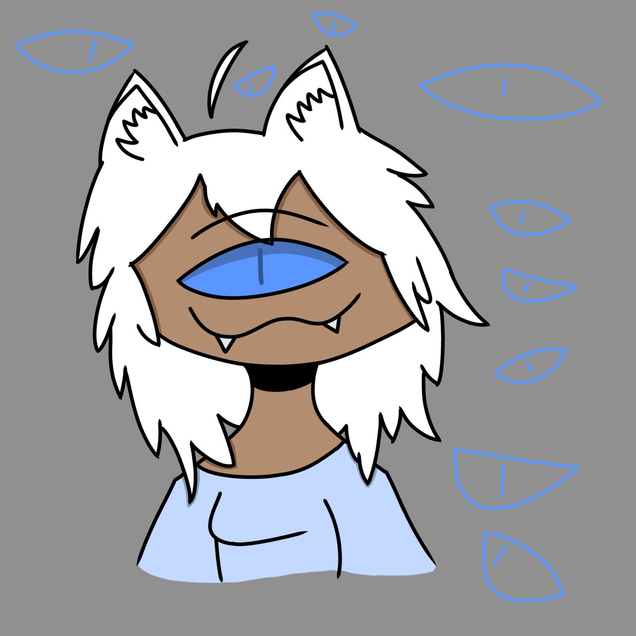 First piece of one eyed fox OC - ibisPaint
