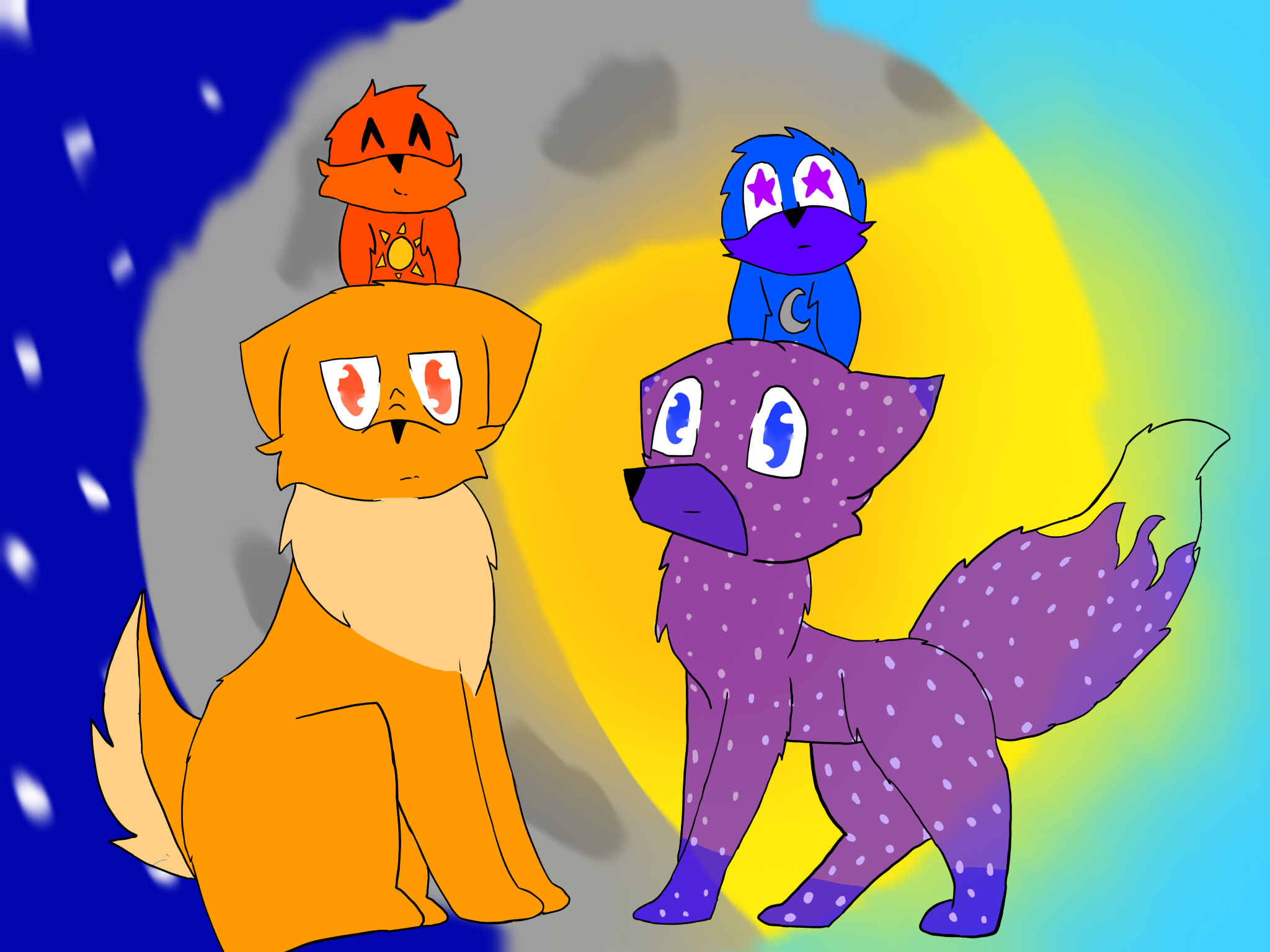Elemental pets - ibisPaint