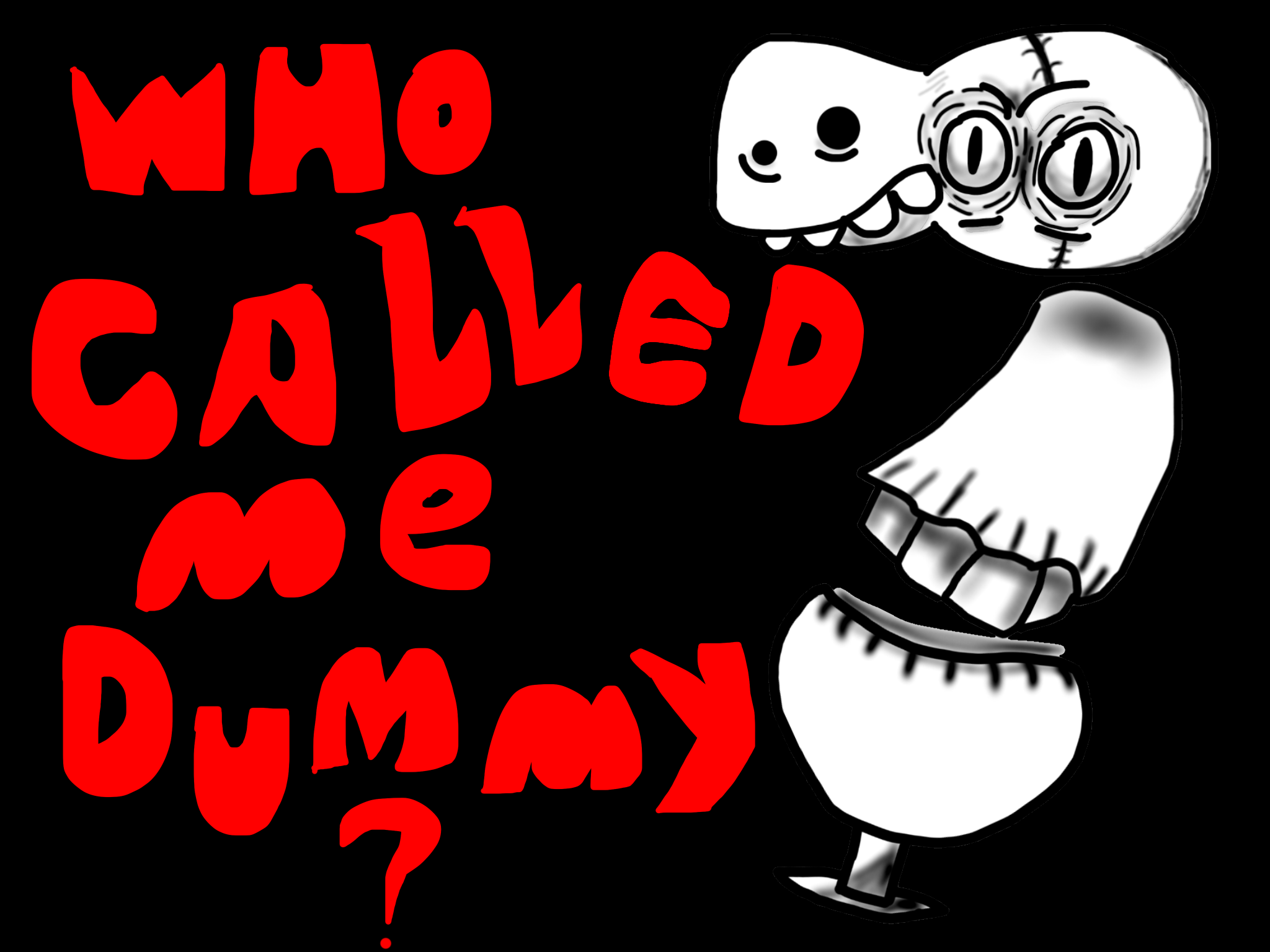 mad dummy - undertale - ibisPaint