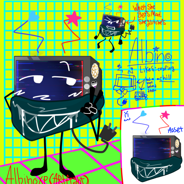 Ref sheet for art fight - ibisPaint