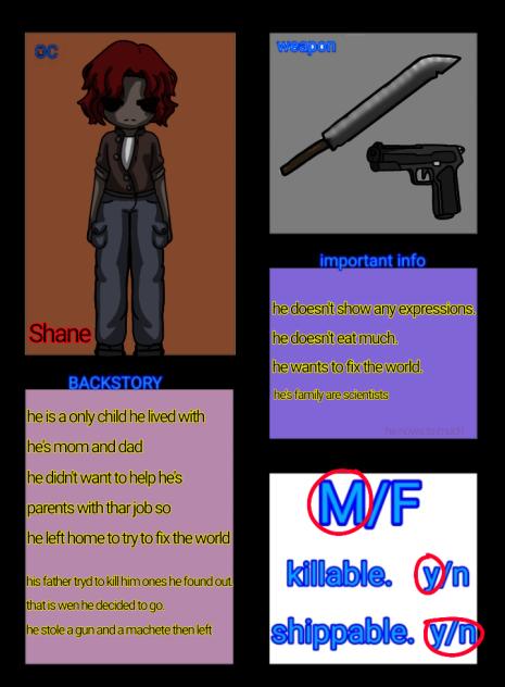 Shane's character sheet - ibisPaint