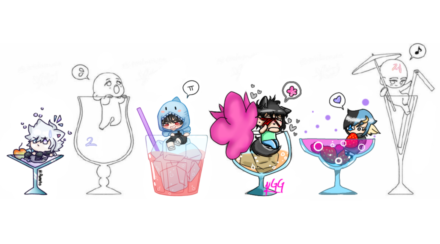 Drink Collab - ibisPaint