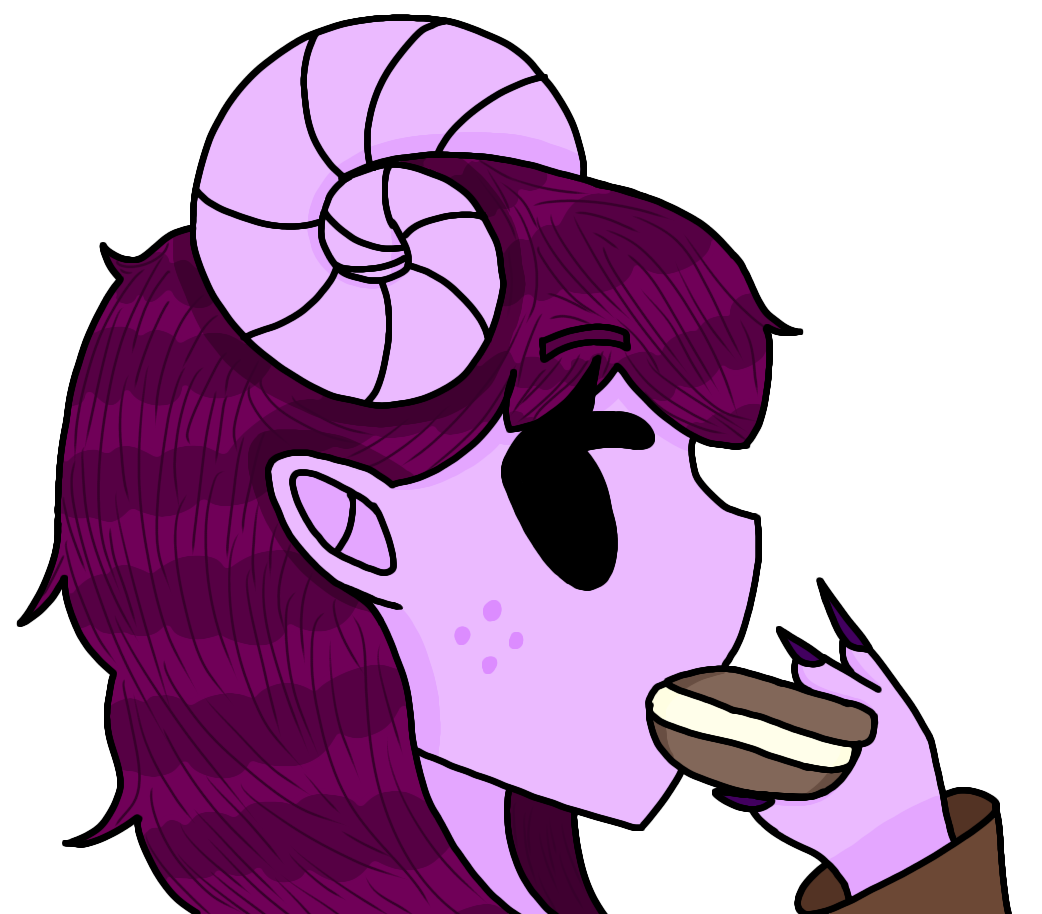 Makeria Eats a Sandwich - ibisPaint