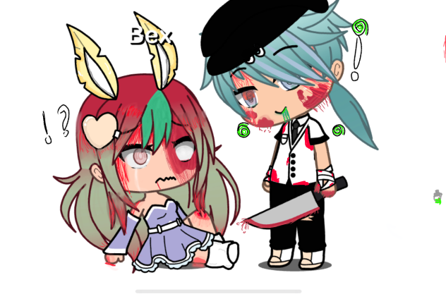 a boy almost killed her - ibisPaint