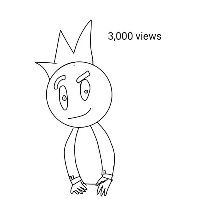 celebration for 3,000 views - ibisPaint