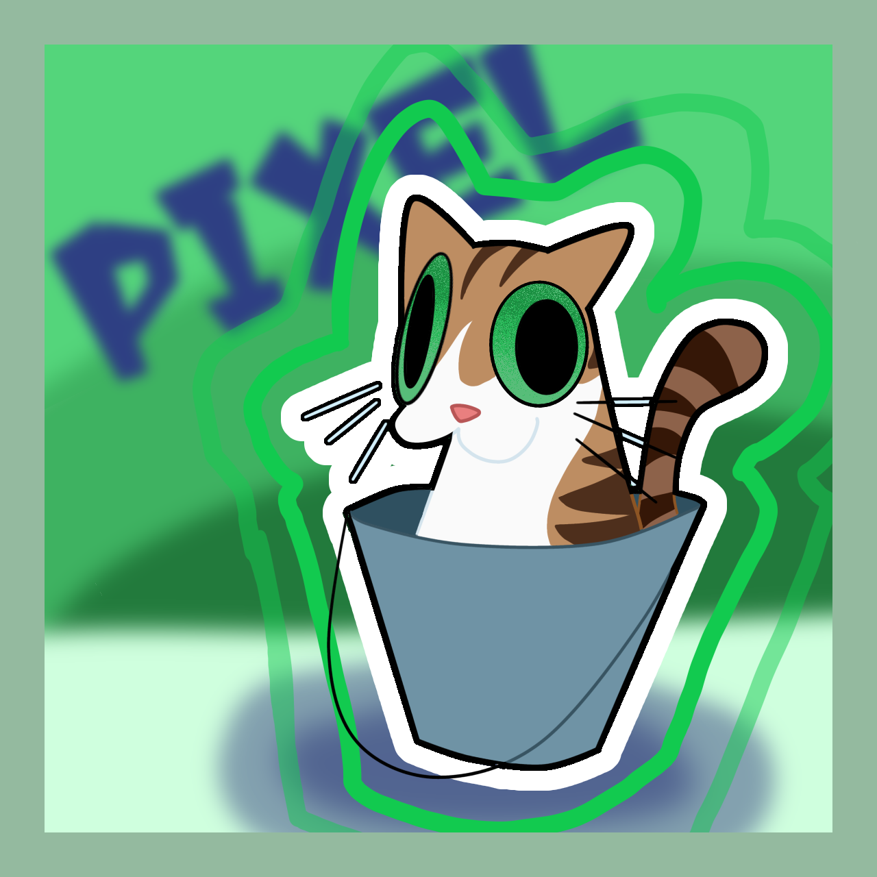 PIXEL THE CAT!!! (GIFT!) - ibisPaint