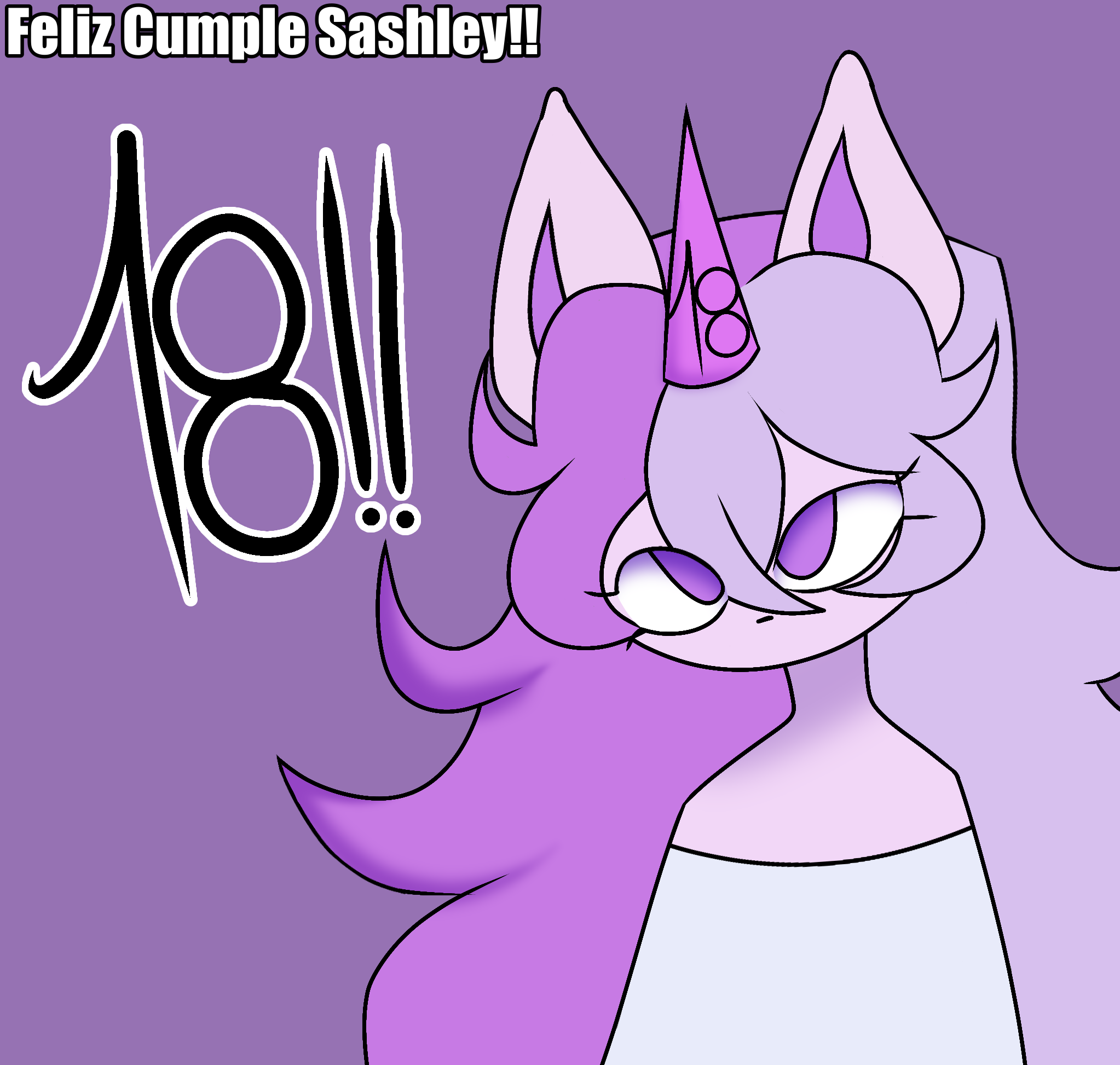 Feliz cumple sashley - ibisPaint