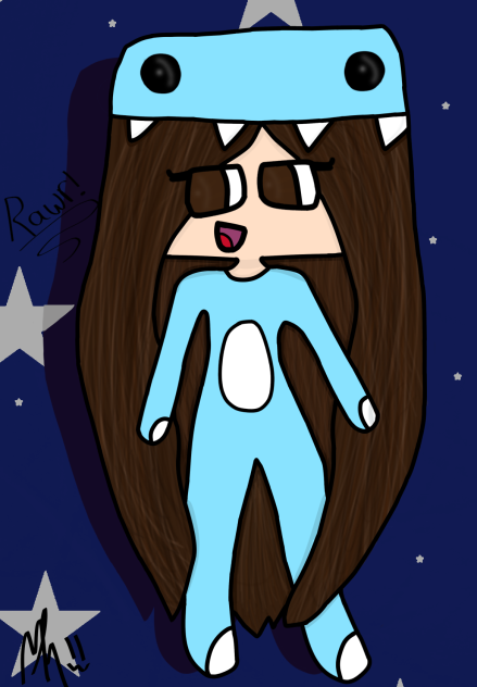 Minecraft Onesie - ibisPaint