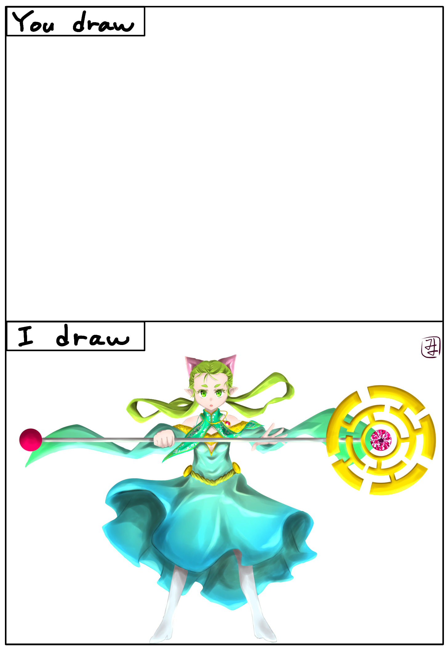 I draw you draw by Miyo - ibisPaint