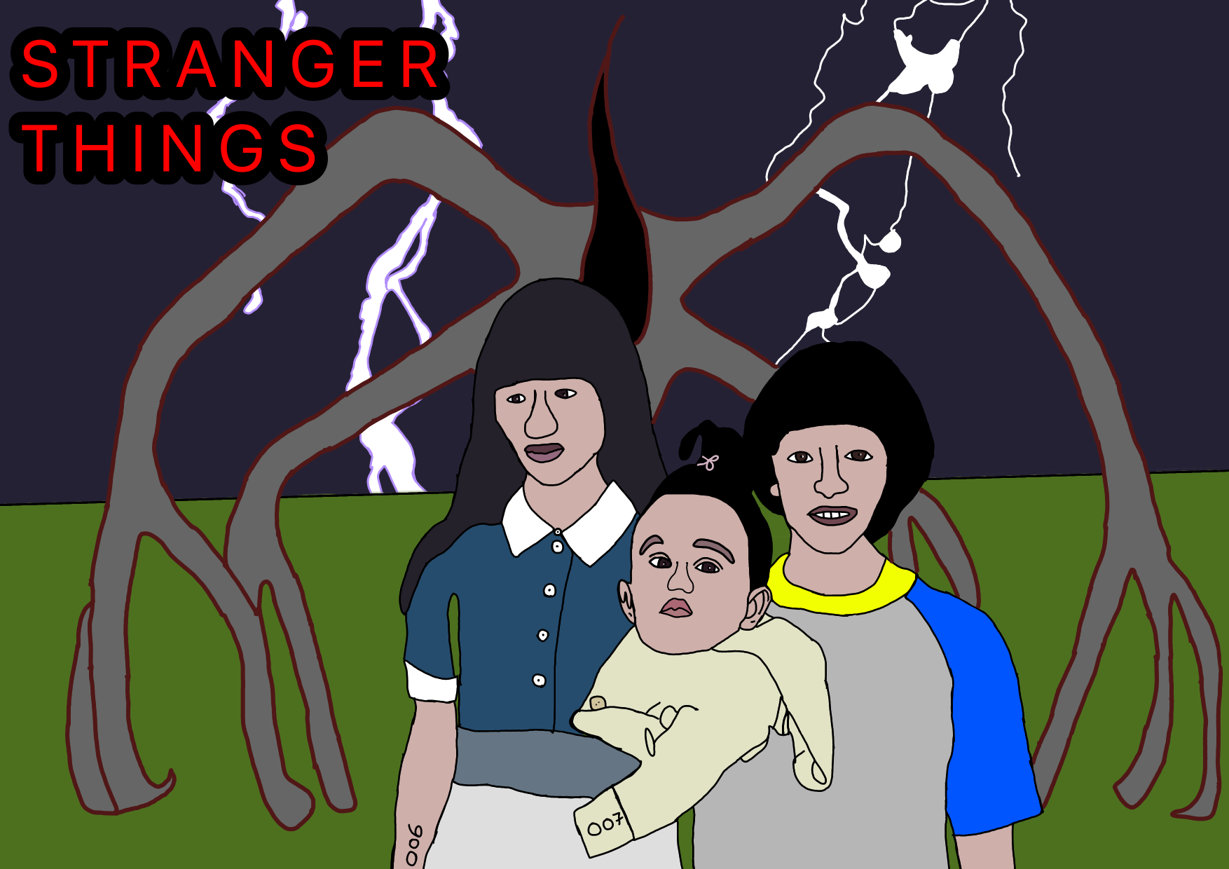 stranger things… hopper-byers - ibisPaint