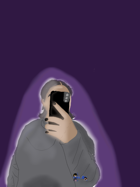 A drawing of my irl self ^^ - ibisPaint