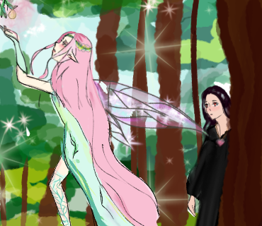 El hada y el mago - ibisPaint