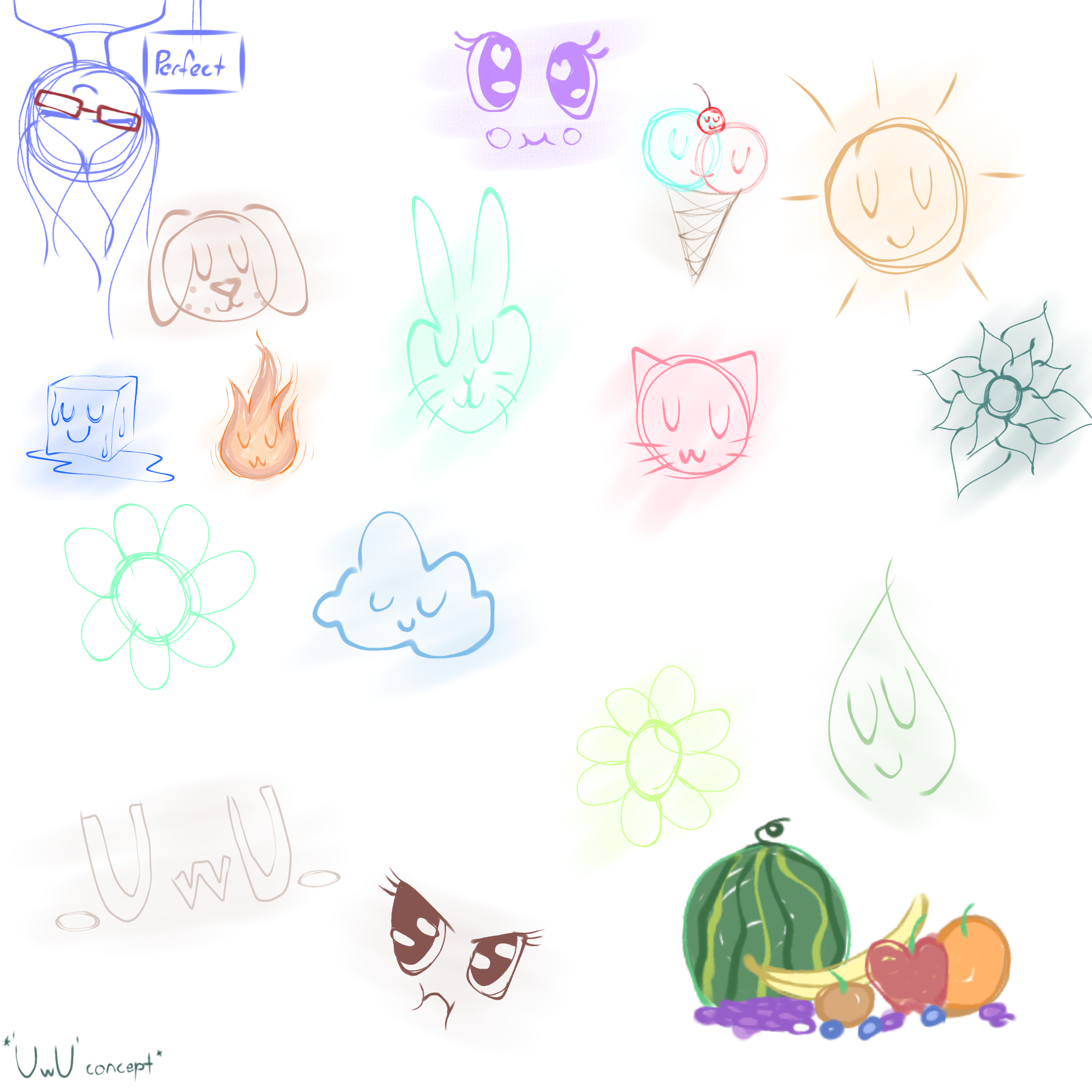 Random doodles(look the description,pls) - ibisPaint