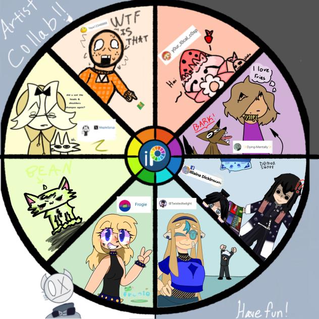 color wheel collab with @frogie - ibisPaint